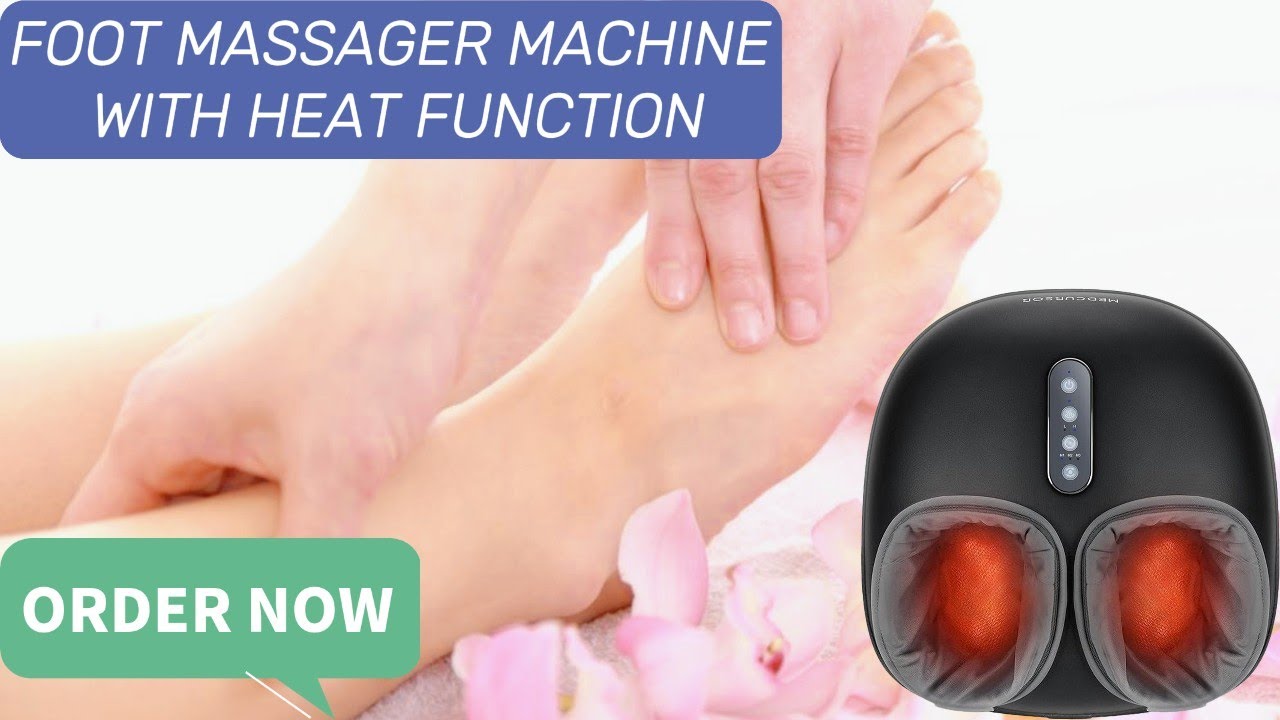 Medcursor Foot Massager Machine with Heat Function. - YouTube