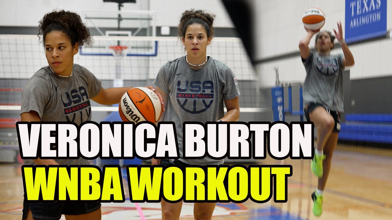 WNBA Player Veronica Burton workout with Coach John Hollman - YouTube