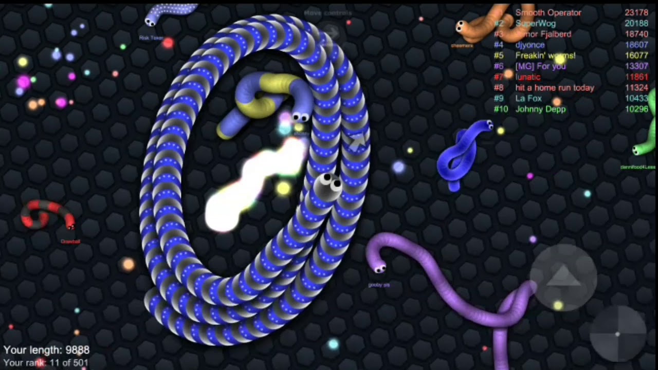 Slitherio score epic 20,000 Slither.io best record top 01 gameplay ...