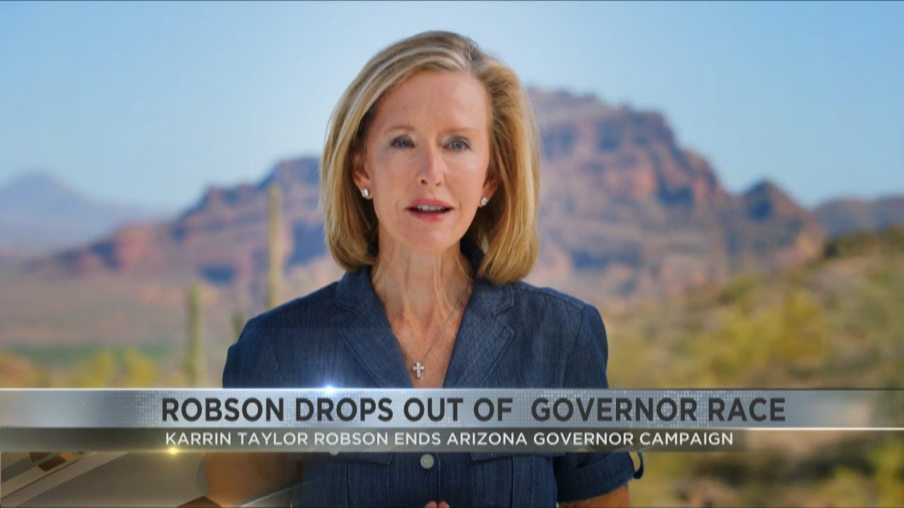 Karrin Taylor Robson suspends campaign for Arizona governor - YouTube