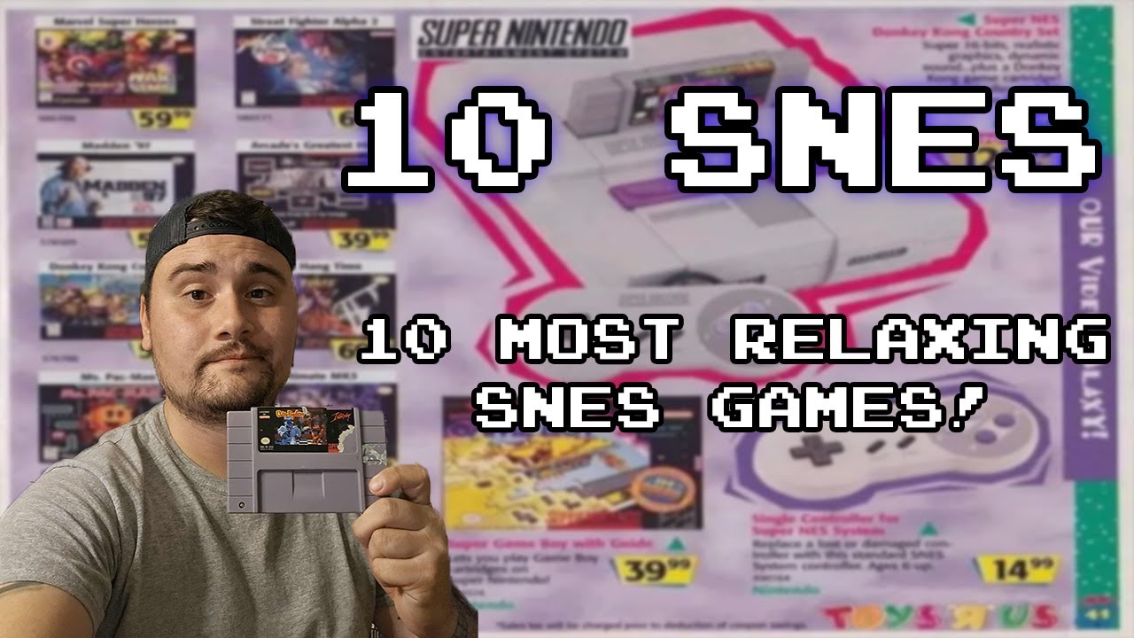 10 Most Relaxing SNES Games! - YouTube