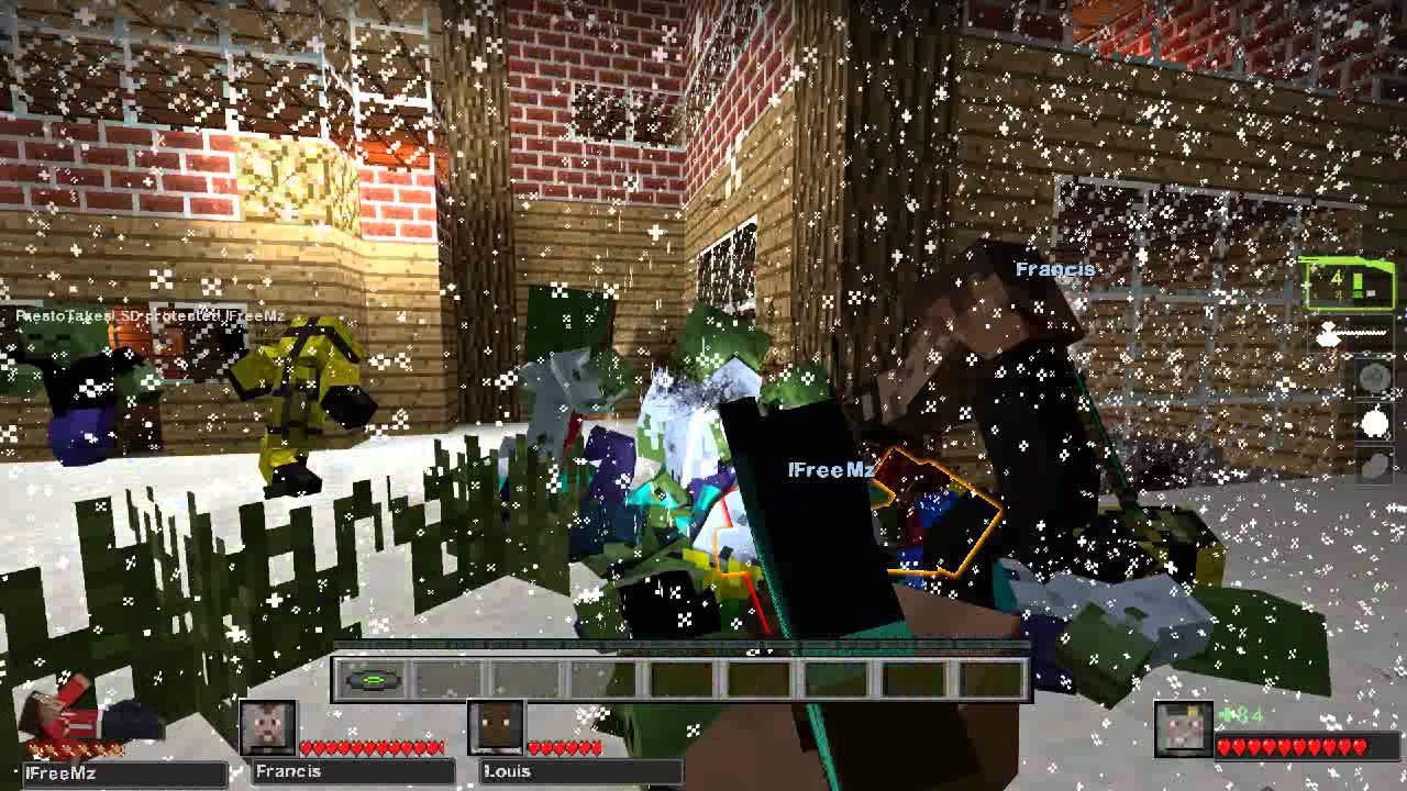 DeathCraft! | Minecraft Zombie Killing Modded L4D Fun w/ IFreeMz - YouTube