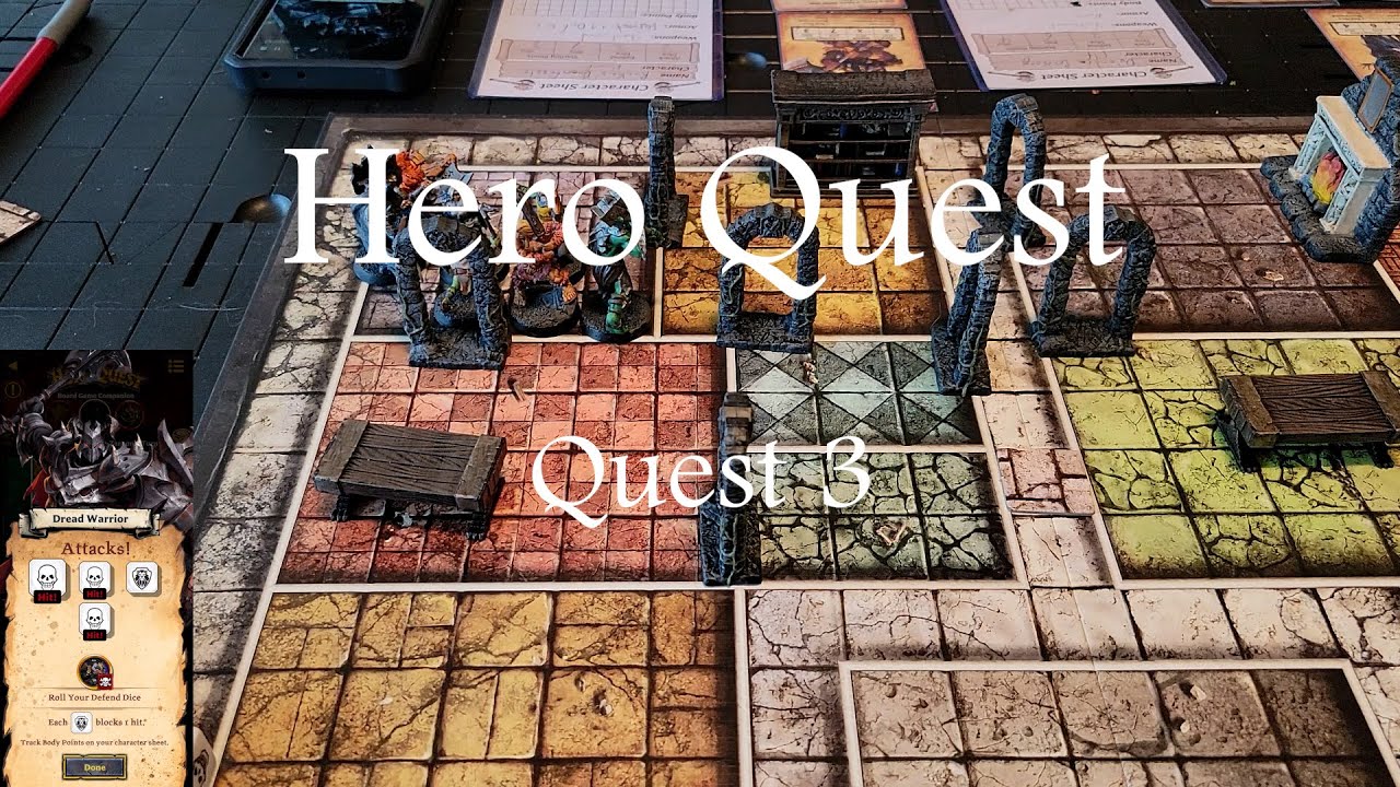 HeroQuest, Quest 3 - Lair of the Orc Warlord - YouTube