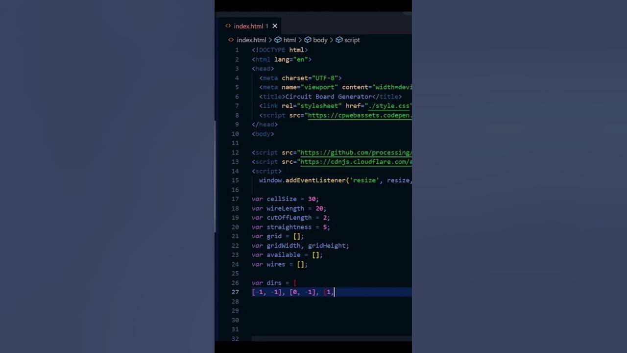 Circuit Board Generator With Javascript Youtube