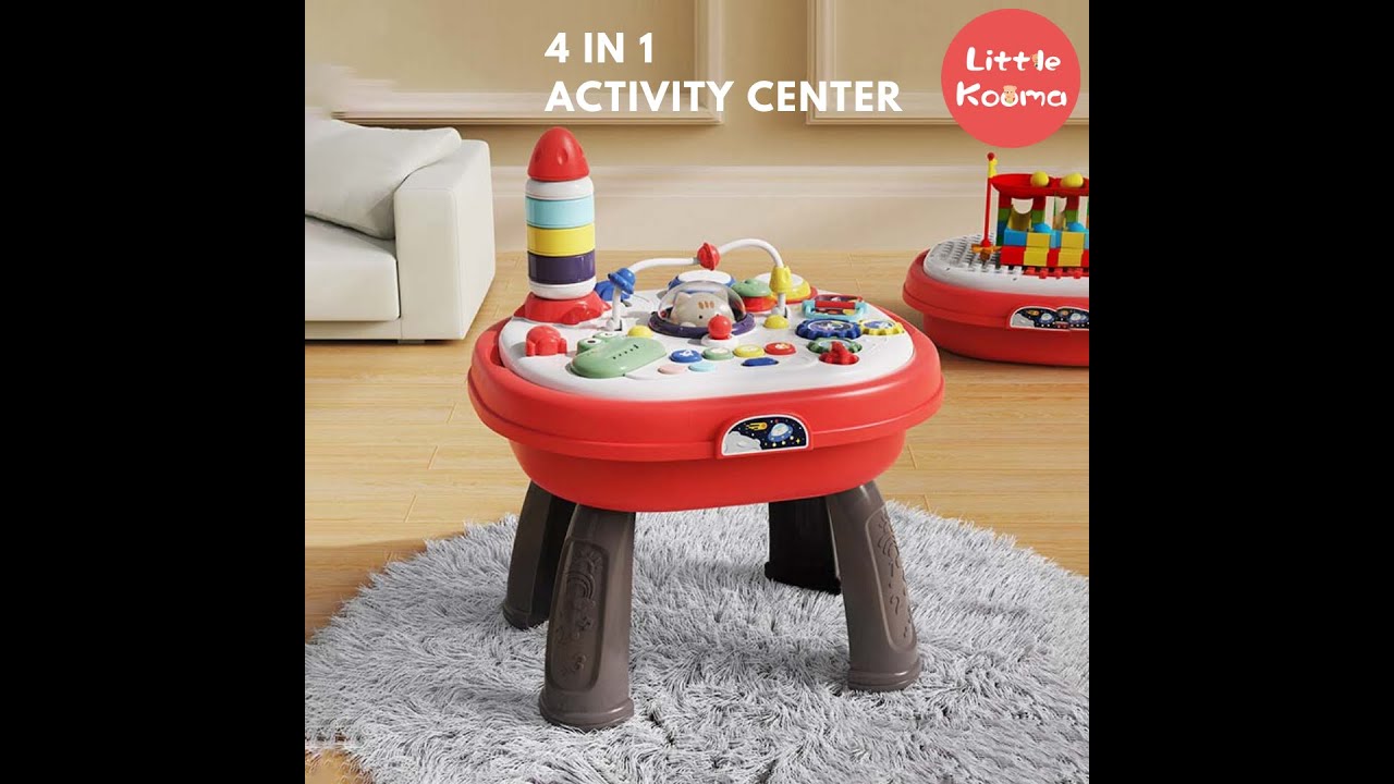 Baby Activity Center 2-In-1 Multi Functional Active Learning Center - YouTube