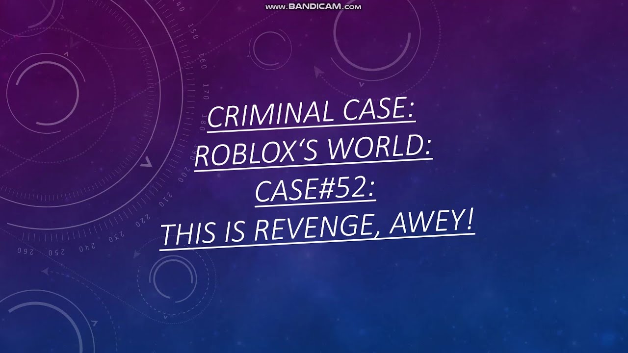 Criminal Case: Roblox's World:Case#52 - YouTube