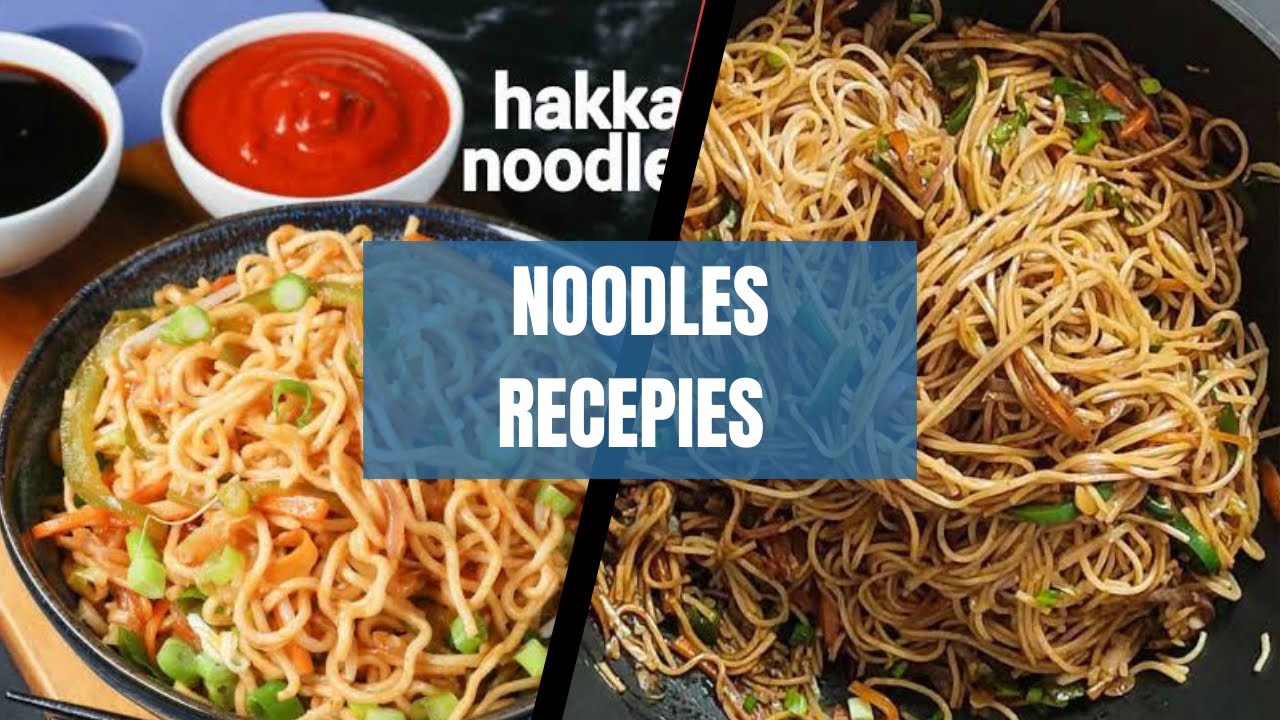 Noodles recipe (hakka and desi chomine) - YouTube