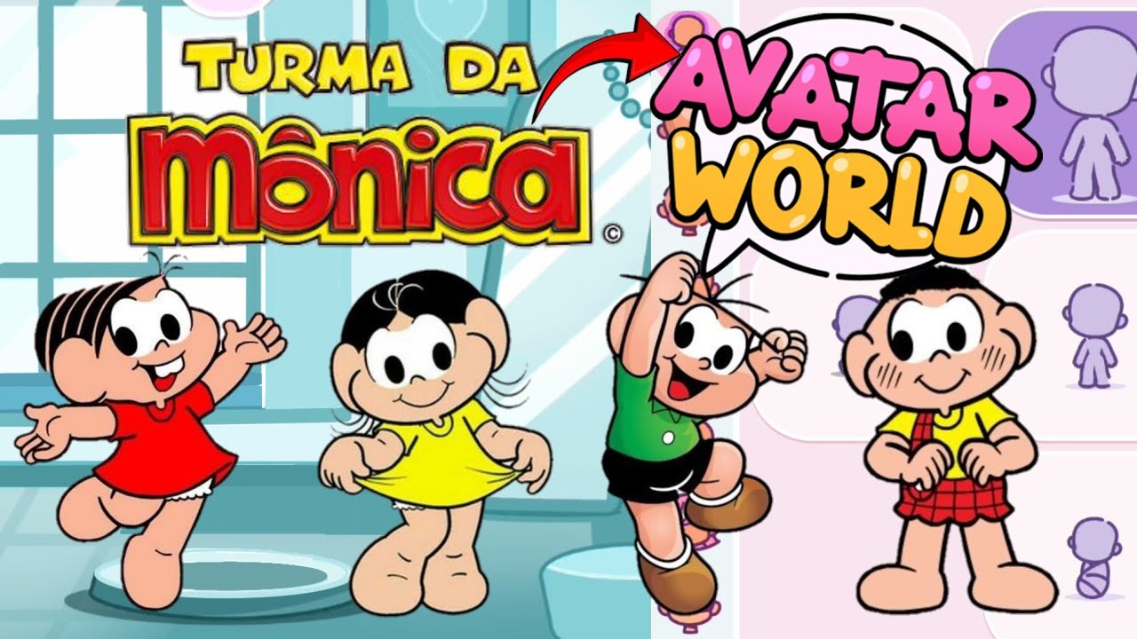 NEW HOW TO MAKE TURMA DA MONICA CHARACTERS IN PAZU AVATAR WORLD #monica ...