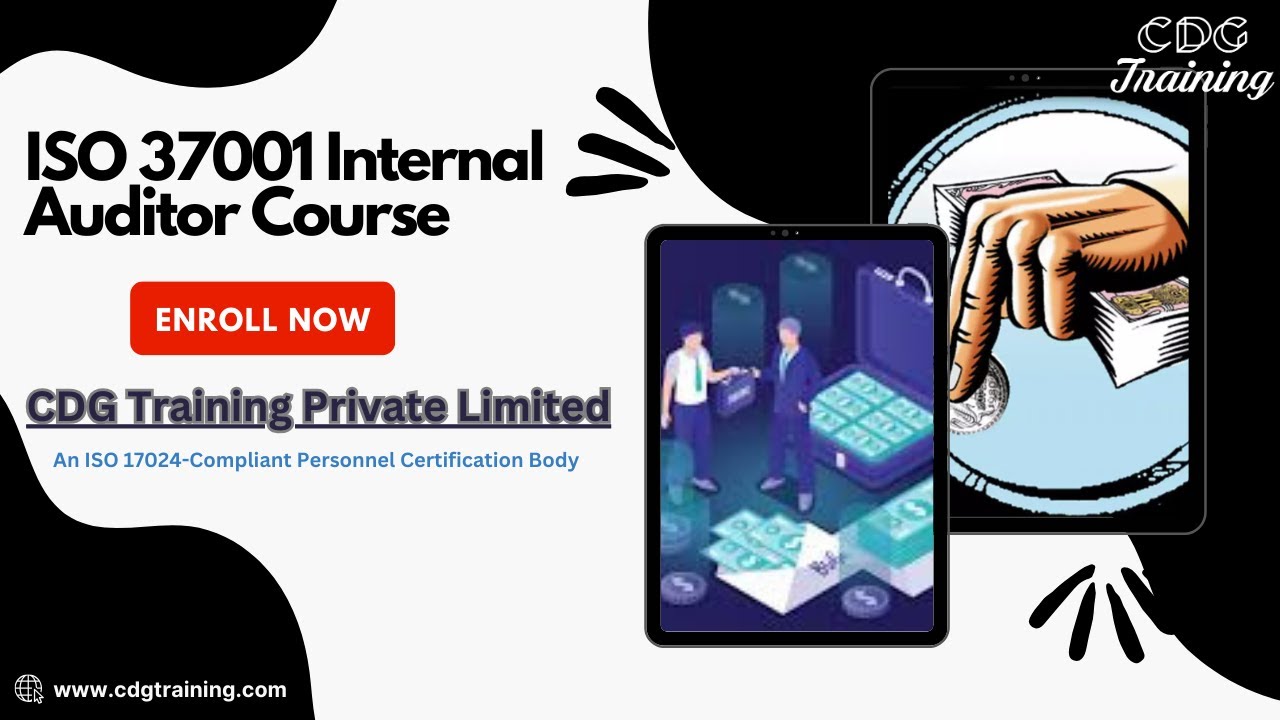 ISO 37001 Internal Auditor Training Course | CDG Training Pvt Ltd | Get Course Link Below ...
