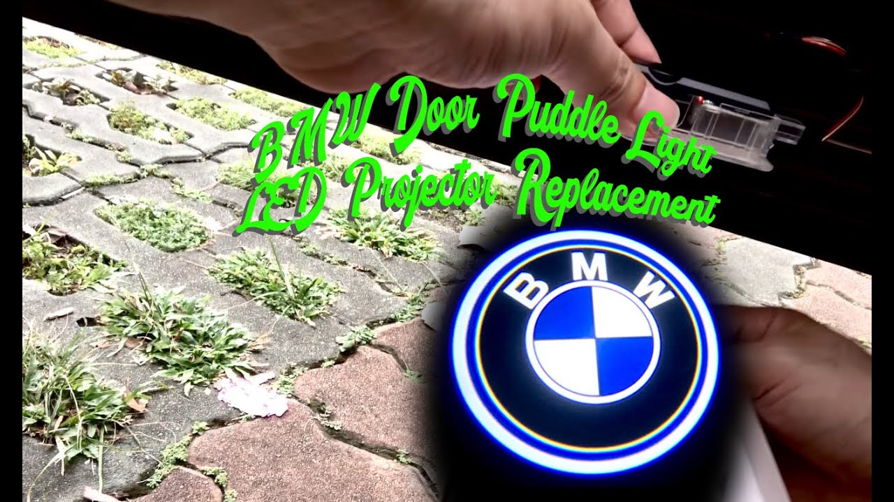 How To Plug & Play Install BMW Door Puddle Light LED Projector Light ...