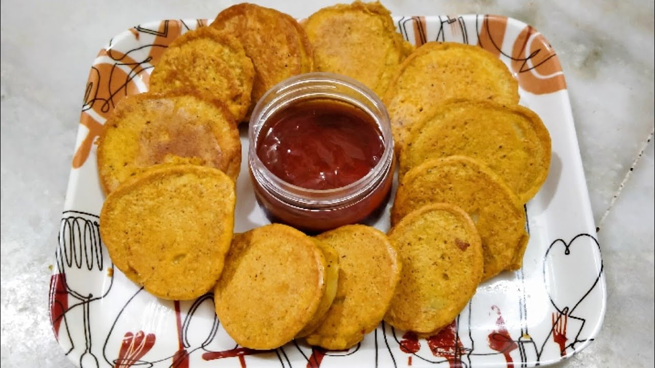 Crispy Aloo Bajji on tawa | Easy and tasty Aloo Bajji | Potato Bajji ...