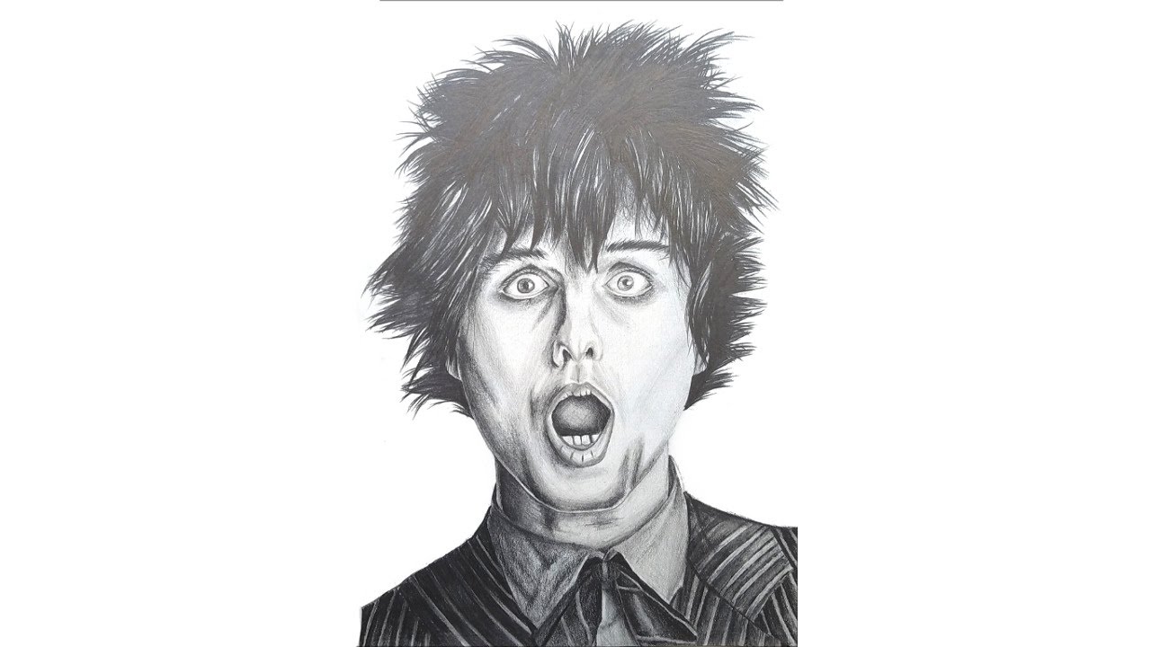 Drawing Billie Joe Armstrong I Graphite - YouTube
