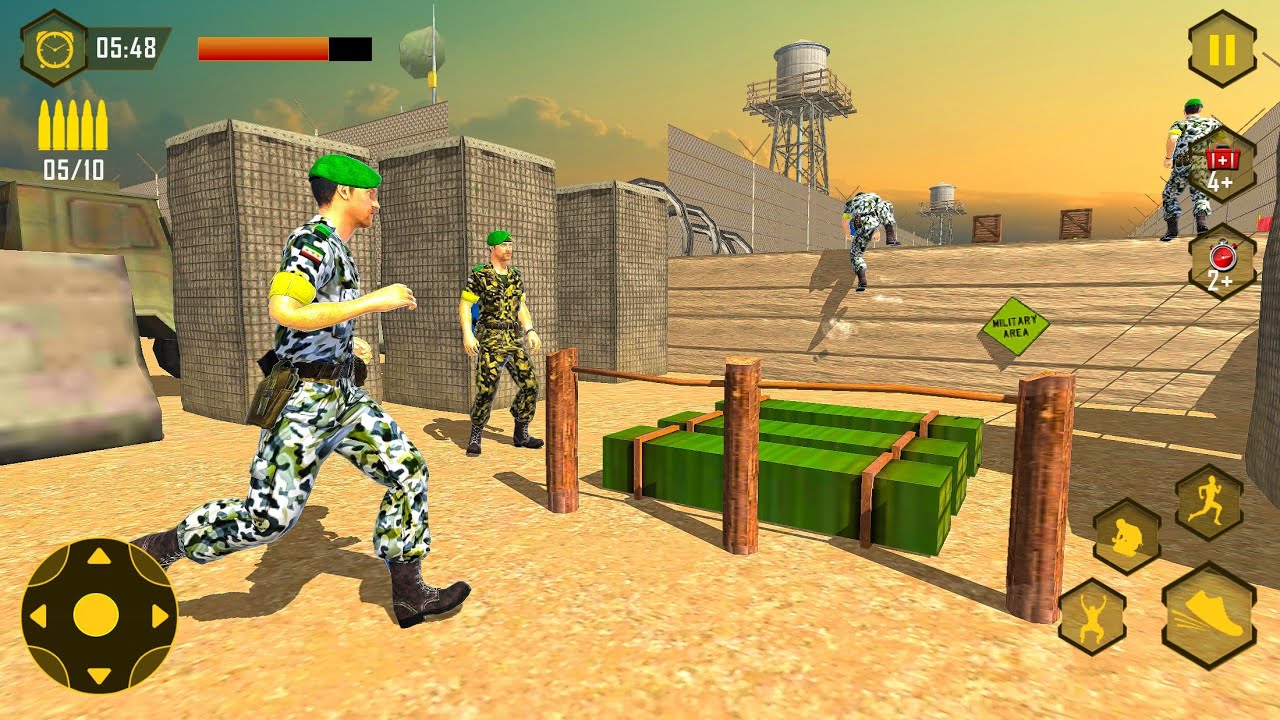 Free Army Training Game: US Commando School - Hard Training Camp ...