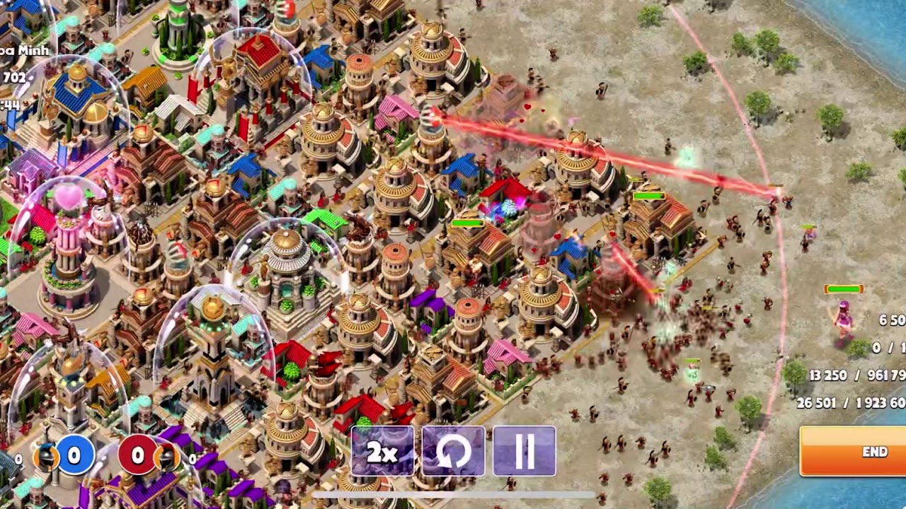 Conquest challenge - round 20 (4 temples) - YouTube