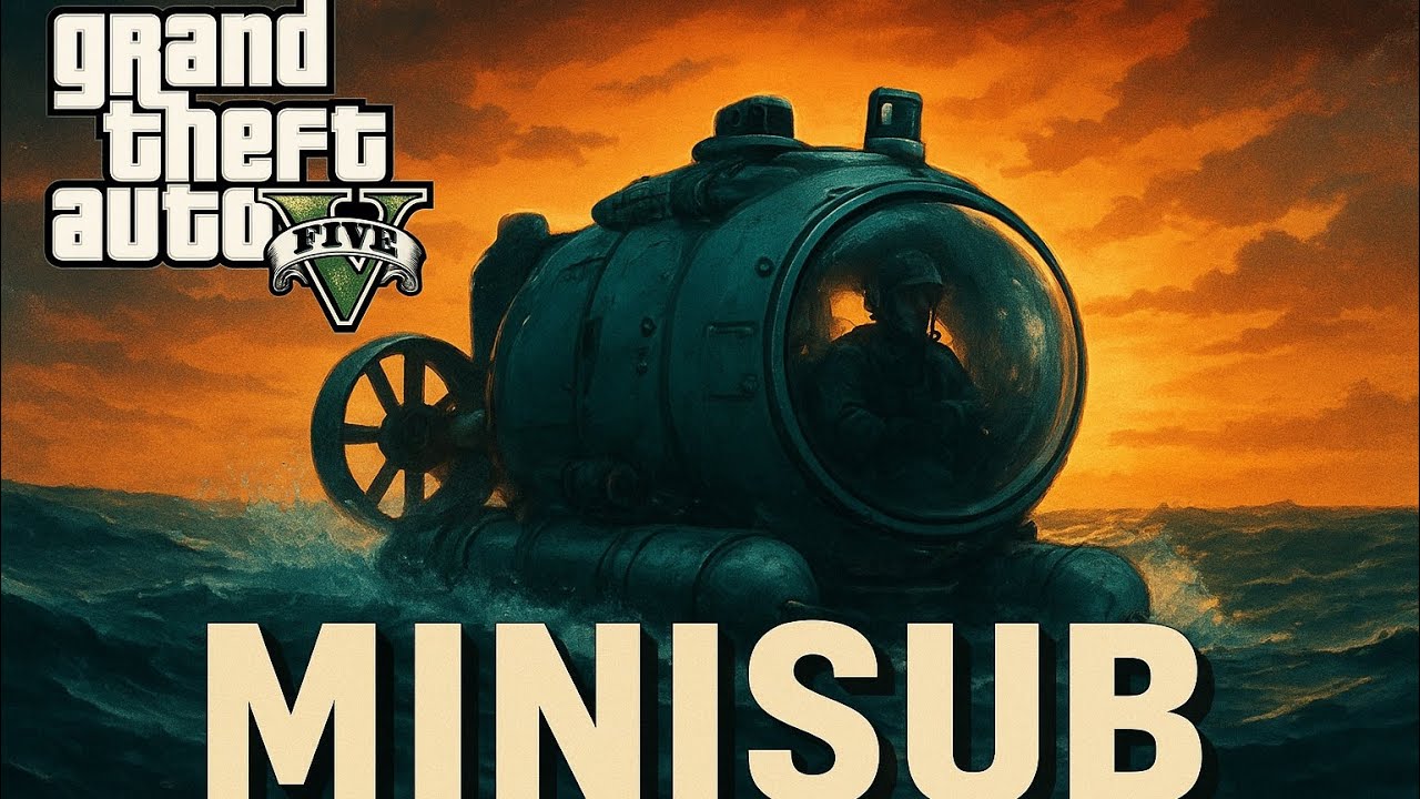 GTA 5 Stealing the Submarine! 🚤 GTA V Minisub Mission in Stunning ...