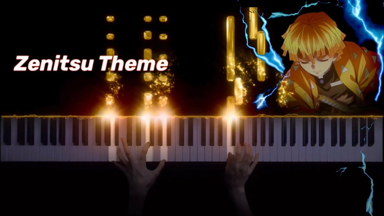 Zenitsu Agatsuma Theme - Demon Slayer | piano cover - YouTube