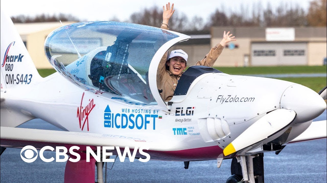 Teen pilot Zara Rutherford breaks record for youngest woman to fly solo ...