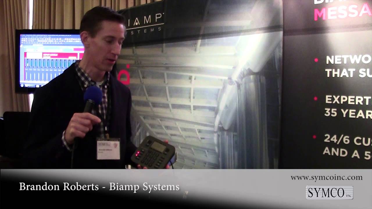 SYMCO: Biamp talks the HD-1 Dialer at Symco A/V Showcase in NY - YouTube