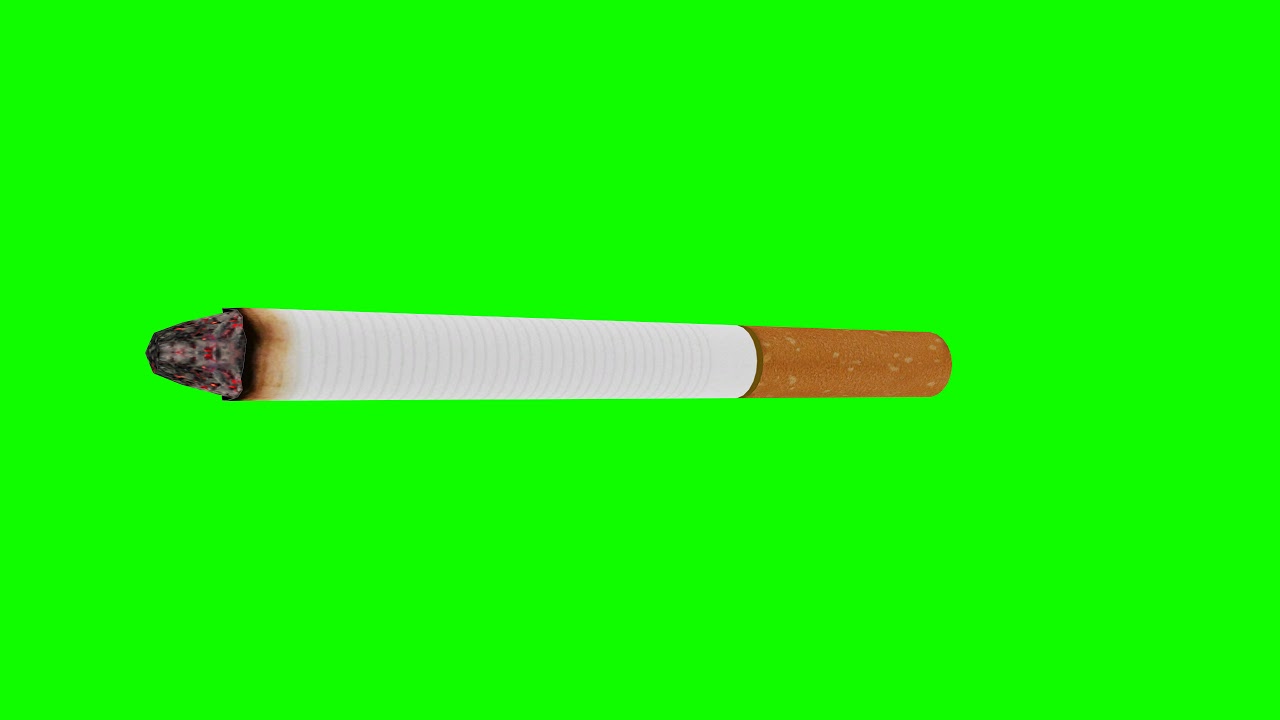 4K Green Screen Free - CIGARETTE LIT - YouTube