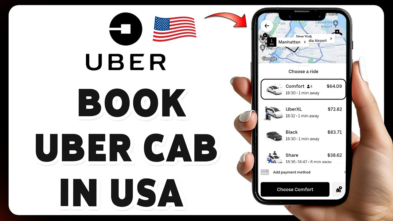 How To Book An Uber Cab In USA 2025 | Guide For A Smooth Ride With Uber ...