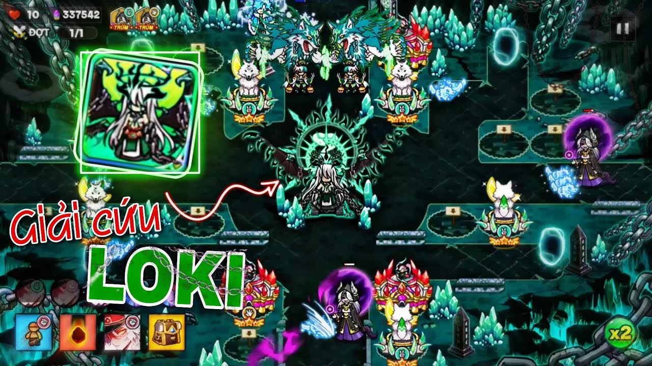 Giải cứu thành công Hero Loki, Clear tầng 9 của Tháp Loki~ | Gold Tower ...