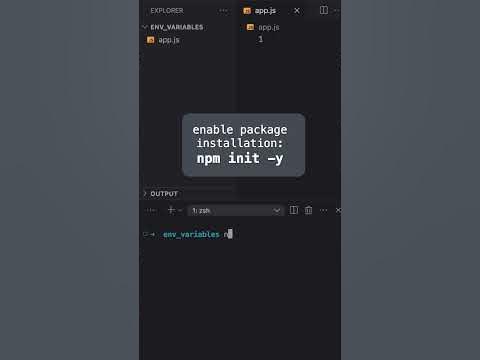 How to Use Environment Variables - YouTube