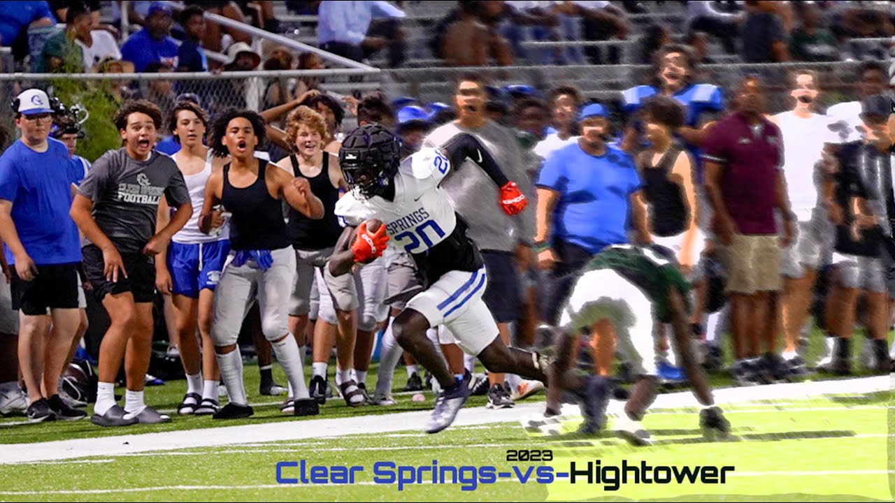 2023 Hightower vs Clear Springs Football Scrimmage Full Game Highlights ...