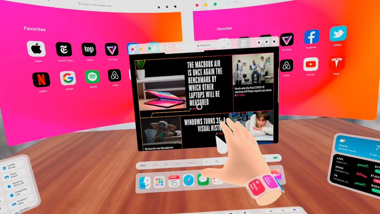 macOS reality - Apple AR Glass - YouTube