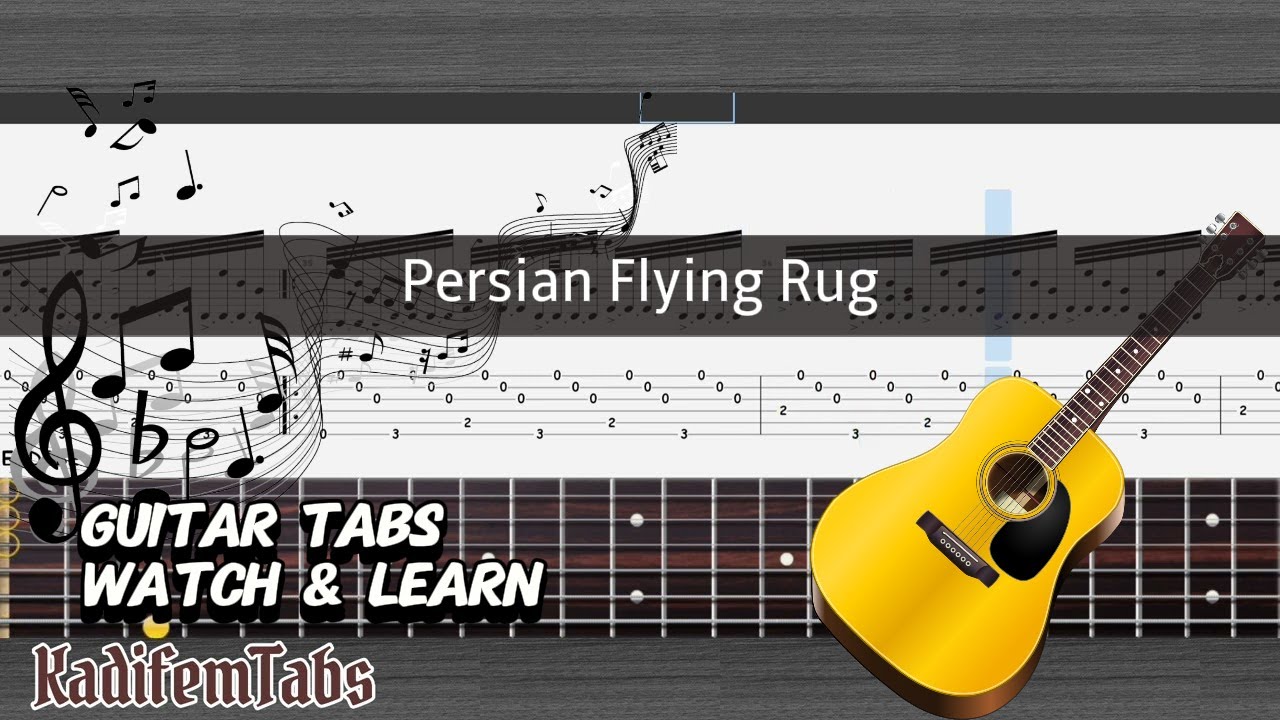 Persian Flying Rug - Easy Tabs (Guitar Fingerstyle Tutorial) - YouTube