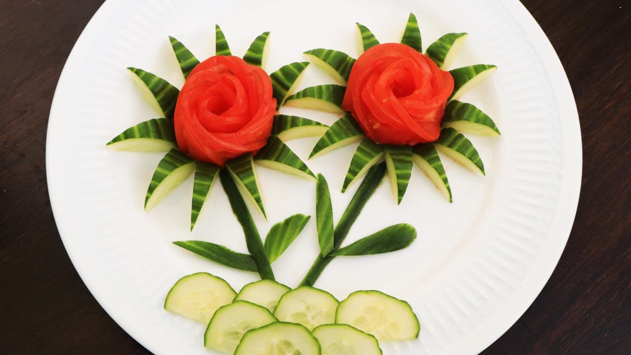Art In VEGETABLE CARVING AND CUTTING TRICKS - YouTube