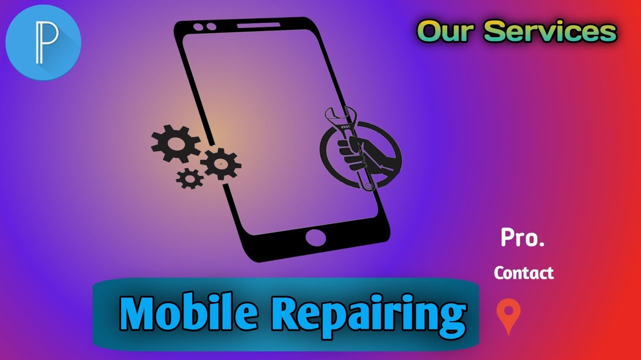 Banner For Mobile Repairing Center || Mobile Repairing Center Logo ...