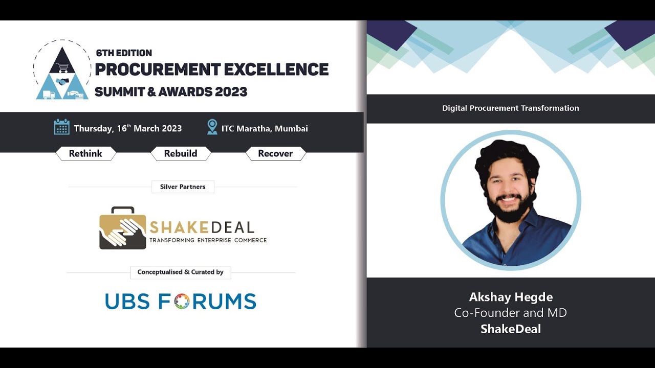 6th Edition Procurement Excellence Summit & Awards 2023 - Digital ...