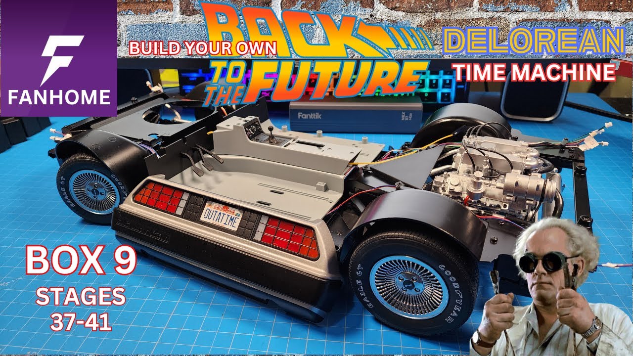 FANHOME Build the Back to the Future DeLorean Box 9 Stages 37-41 - YouTube
