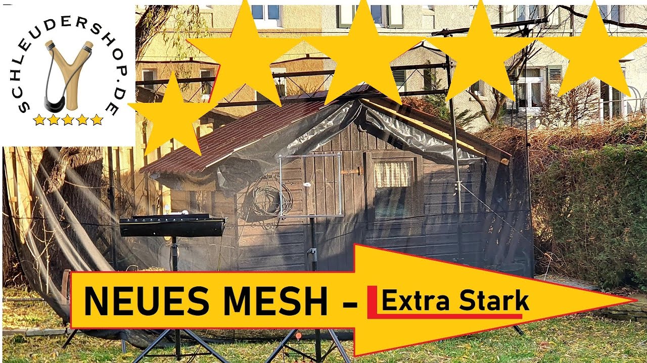 Mesh Backstop - der effektive Schutz für Garten und Catchbox. Kugelfang ...