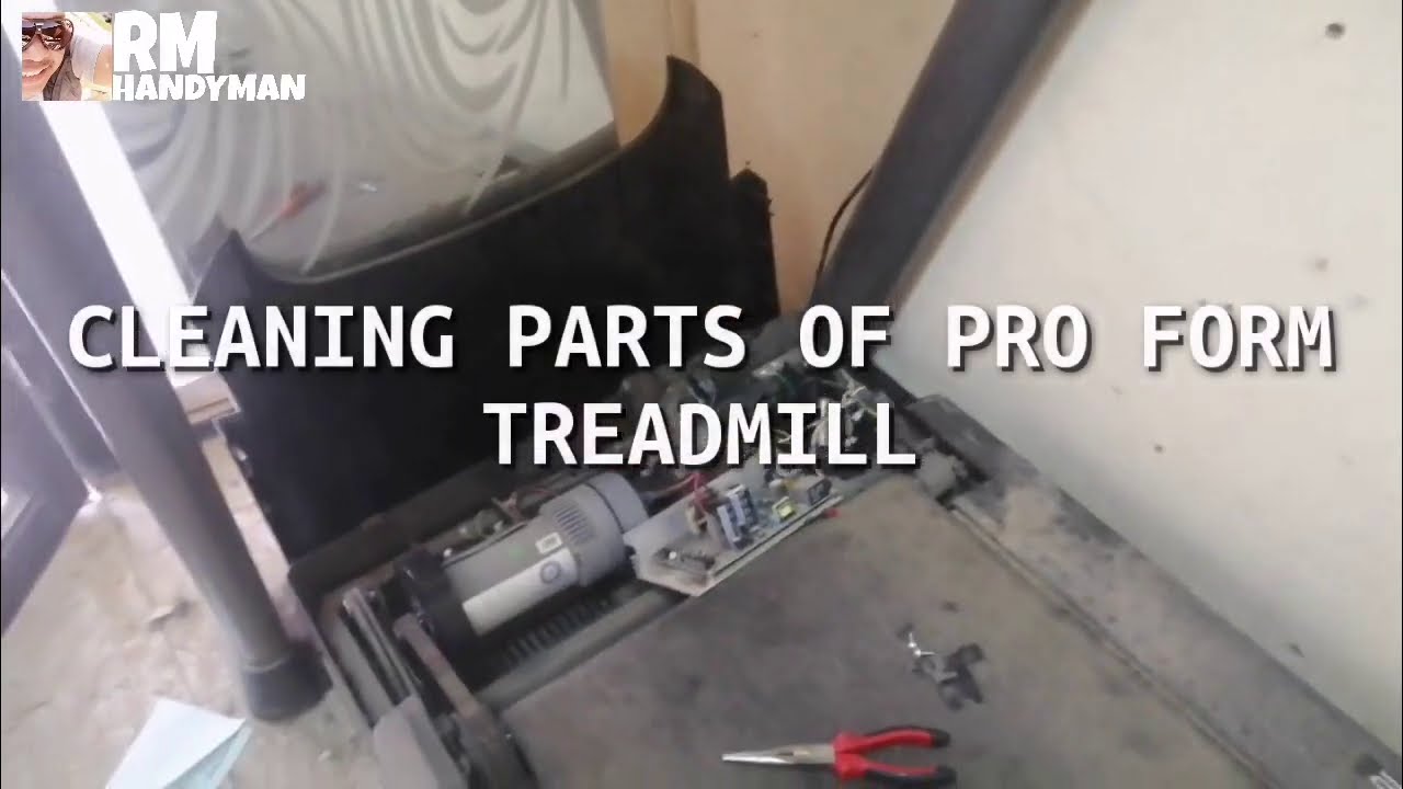PROFORM TREADMILL PARTS CLEANING | #rmhandyman VLOG#15 - YouTube