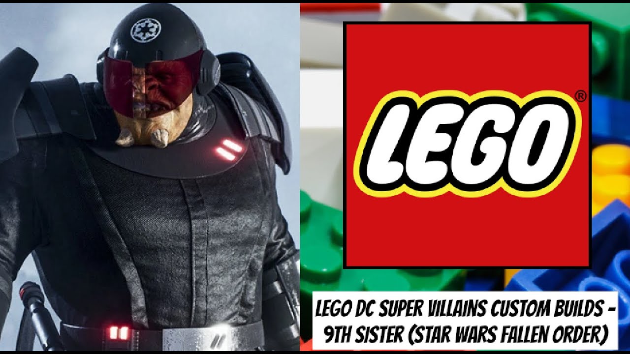 LEGO DC Super Villains Custom Builds - 9th Sister (Star Wars) - YouTube