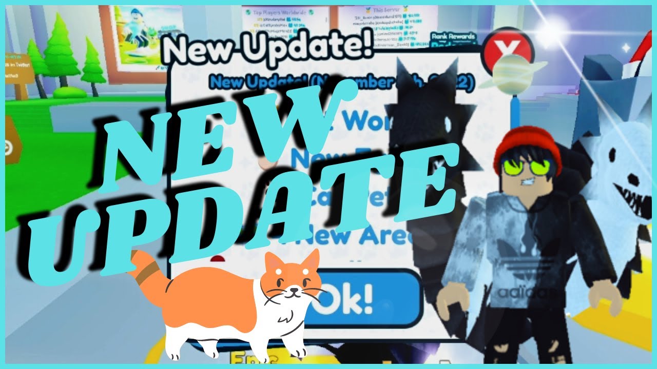 *New* Cat World Update In Pet Simulator X + New Huge Pet!!! - YouTube