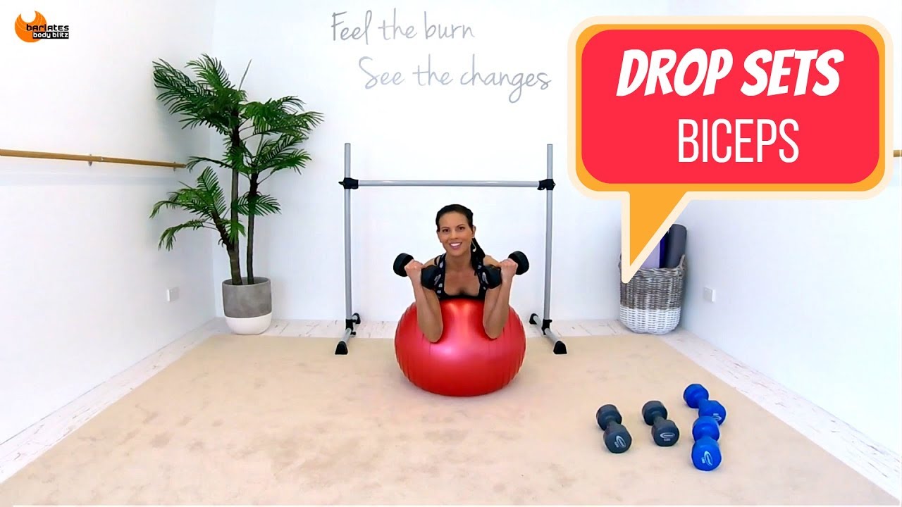 Biceps Upper Body Weights workout - BARLATES BODY BLITZ Drop Sets ...