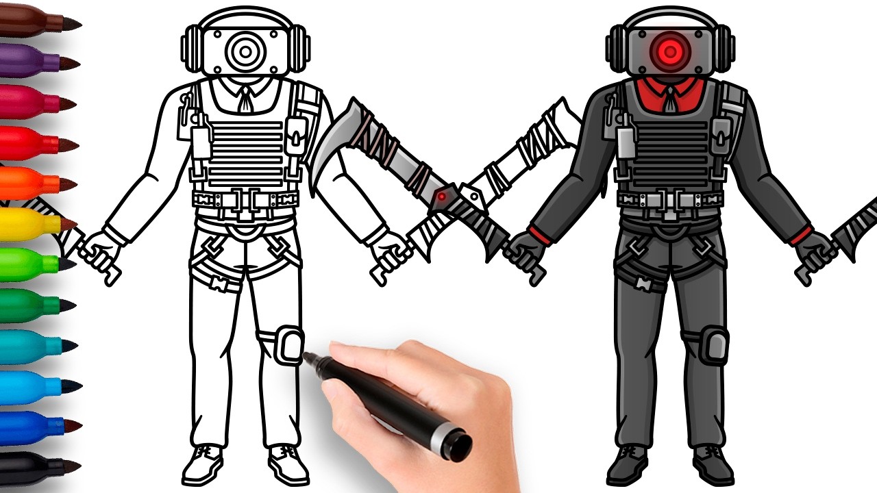HOW TO DRAW NEW UPGRADED DARK SPEAKERMAN | Skibidi Toilet Multiverse ...