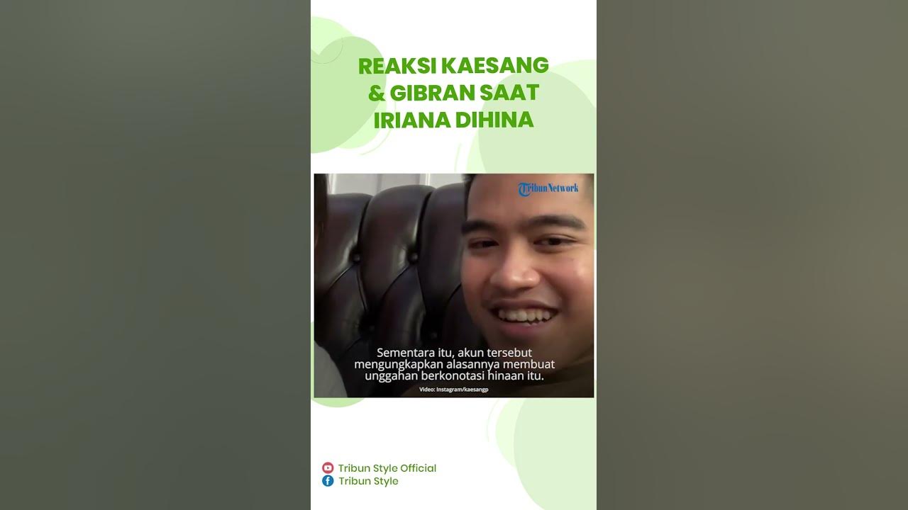 Iriana Jokowi Dihina Seorang Warganet Begini Reaksi Gibran Rakabuming