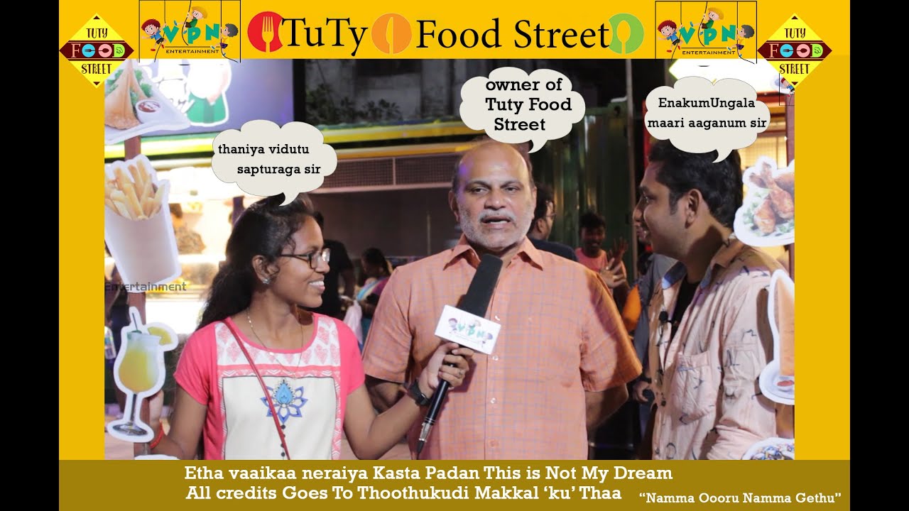 Tuticorin Food Street | owner of TFS | food Review | Thoothukudipeople ...
