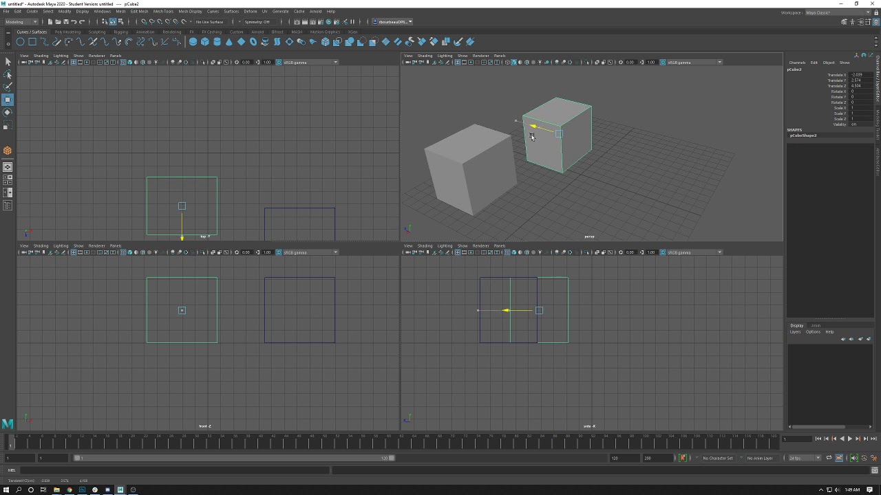 Introduction to Maya 04 - View port customization / Troubleshooting ...