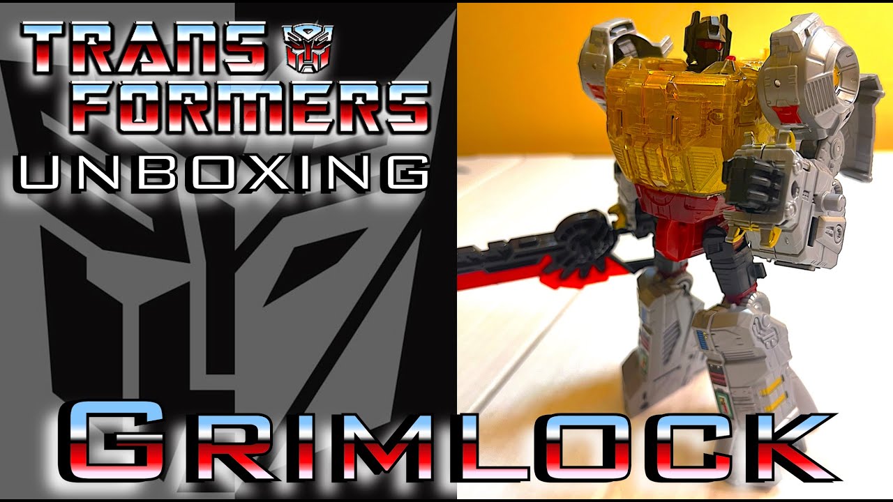 TRANSFORMERS - [ GRIMLOCK - DINOBOTS - VOLCANICUS - BPF-05 ] - Unboxing / Transformation ...