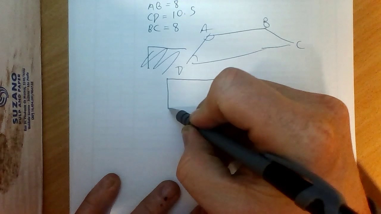 59 seconds on Drawing a diagram, and Using Extra Lines and Pythagoras ...