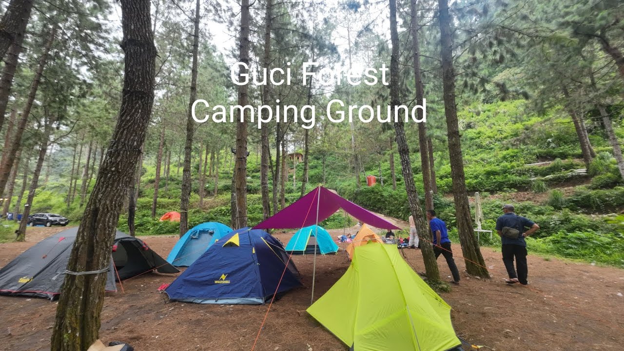Guci Forest Camping Ground,Camping Ceria Plus Berendam Air Panas - YouTube
