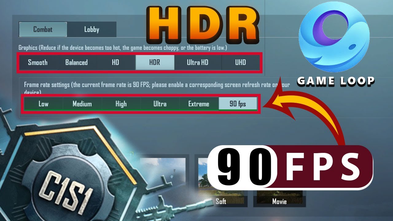 PUBG MOBILE c1s1 : Activating 90 frames for all PUBG mobile devices FPS ...