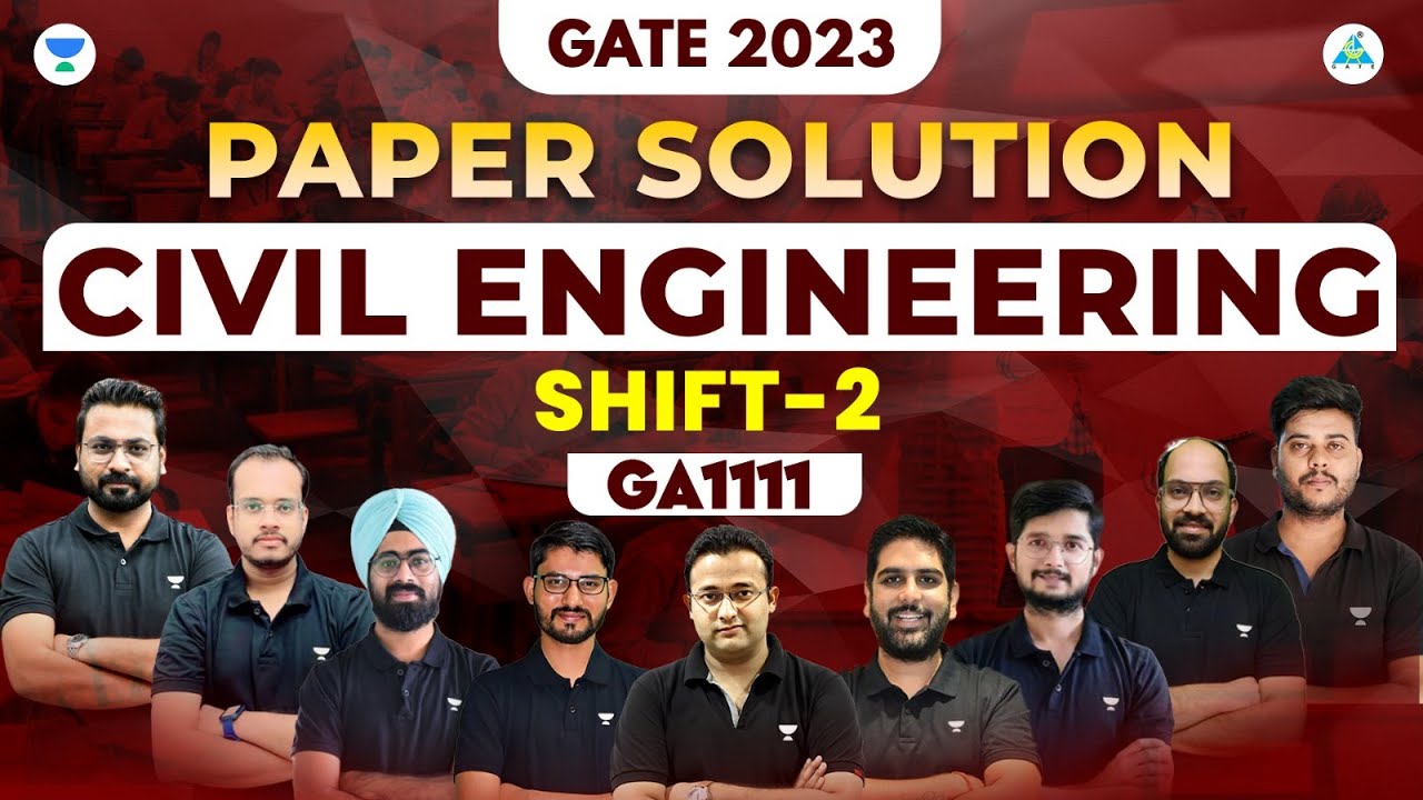 GATE 2023 | Paper Solution | Civil Engineering | Shift-2 - YouTube