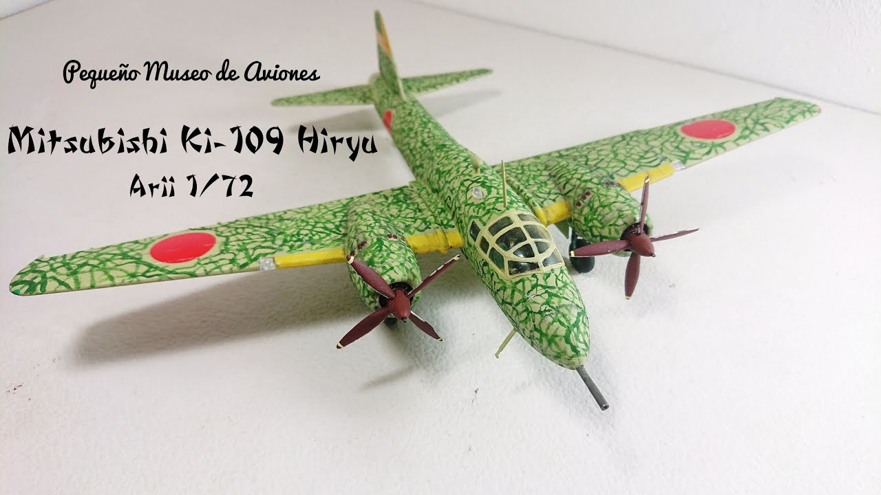 Mitsubishi Ki-109 Arii 1/72 - YouTube
