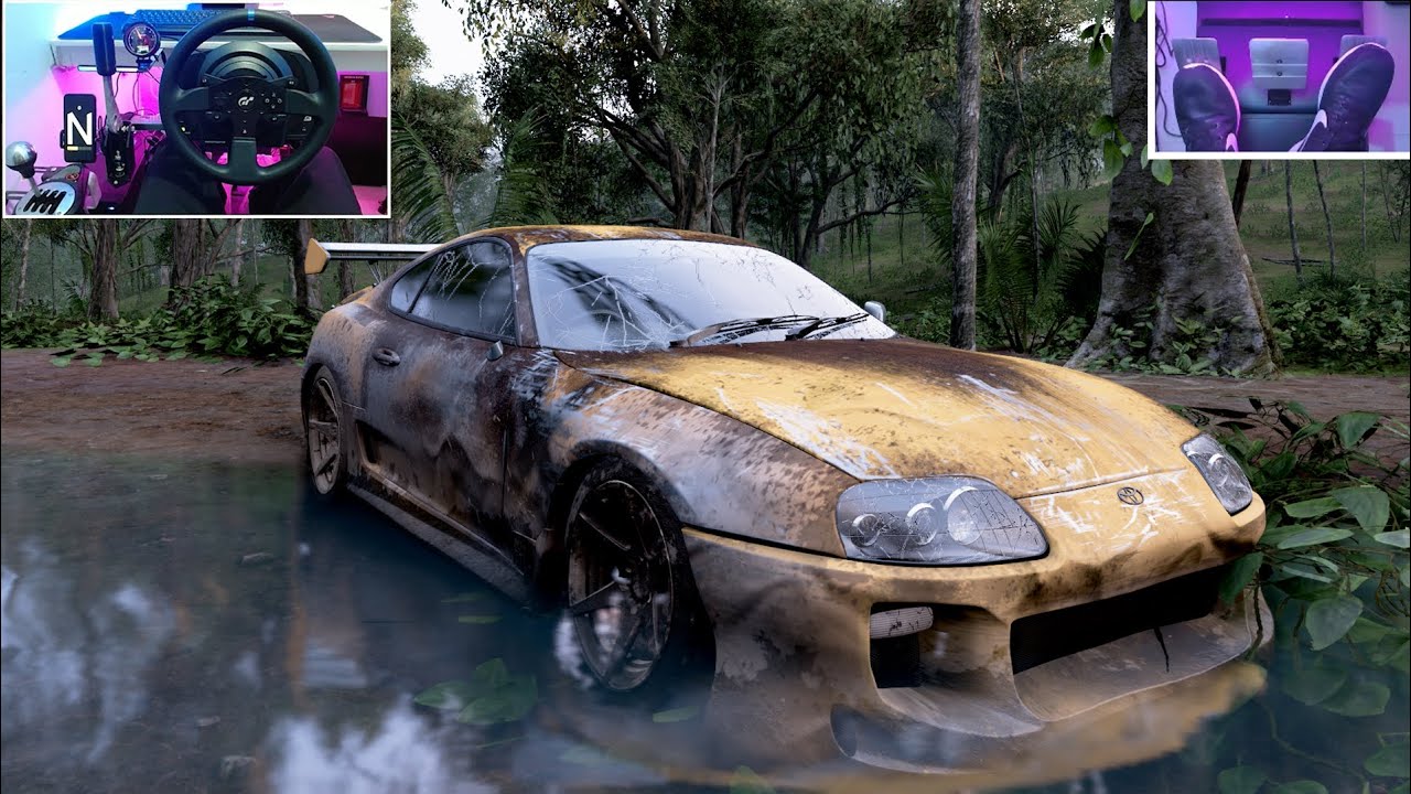 Restoration Toyota Supra MK4 - Forza Horizon 5 - Thrustmaster T300RS ...