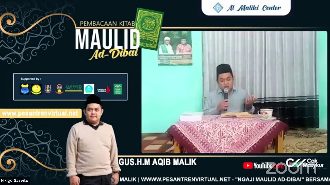 Pembacaan Maulid Ad-Dibai - Gus H. M. Aqib Malik - YouTube